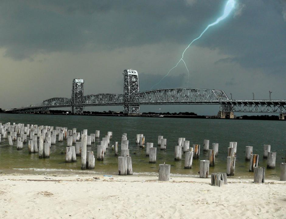 Marine Park Bridge in Storm | Shutterbug
